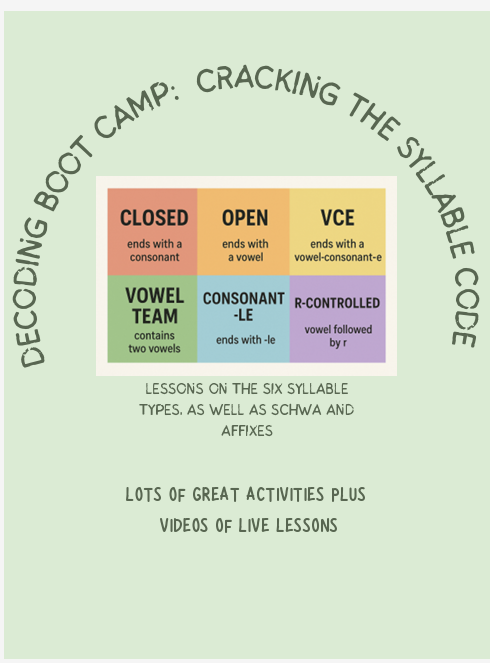 Decoding Boot Camp: Crack the Syllable Code | Resource Bank