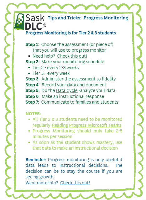 Tips & Tricks: Progress Monitoring | Resource Bank