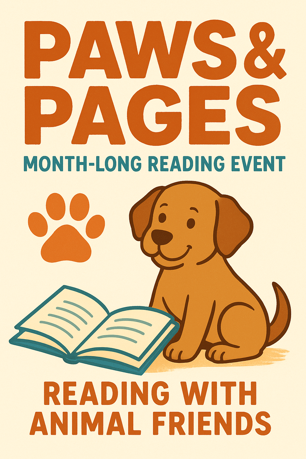 Paws & Pages Reading Event | Resource Bank