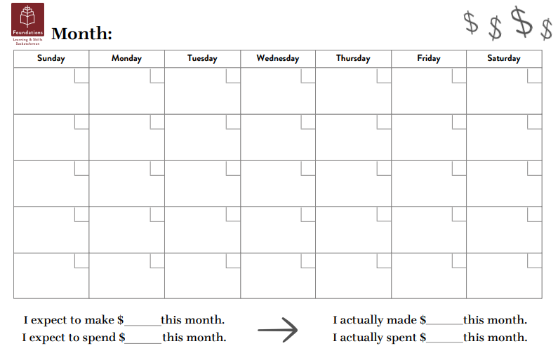 Monthly Expense Tracker | Resource Bank