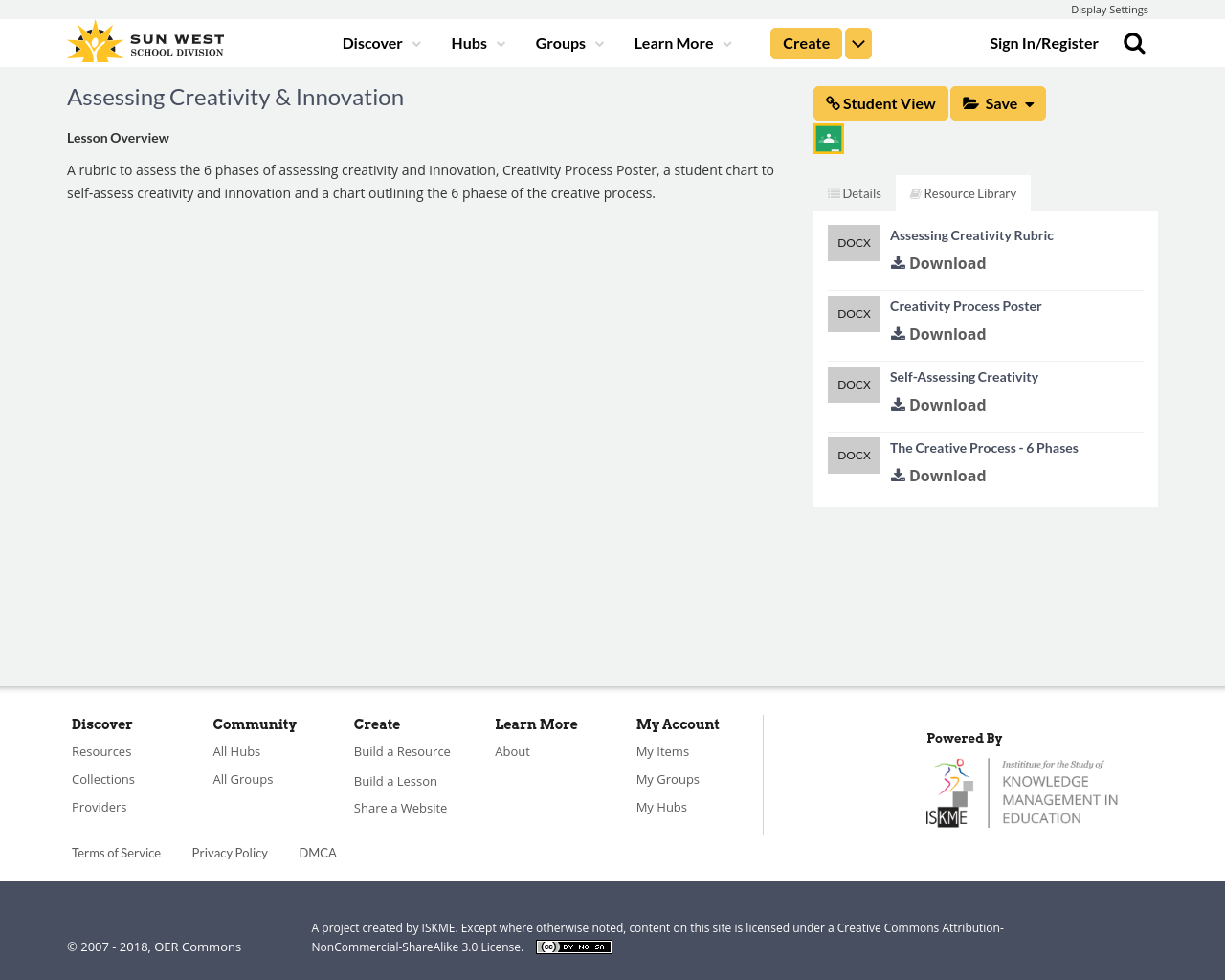 Assessing Creativity & Innovation | Resource Bank