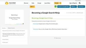 Becoming a Google Search Ninja | Resource Bank