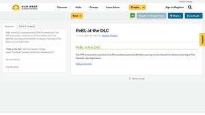 PeBL at the DLC | Resource Bank