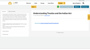 Understanding Treaties and the Indian Act | Resource Bank