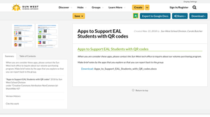 Apps to Support EAL Students with QR codes | Resource Bank