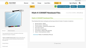 Math 4-5 SMART Notebook Files | Resource Bank