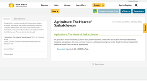 Agriculture: The Heart of Saskatchewan | Resource Bank