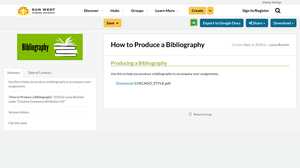 How to Produce a Bibliography | Resource Bank