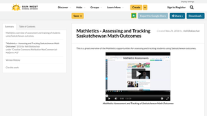 Mathletics - Assessing and Tracking Saskatchewan Math Outcomes ...