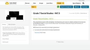 Grade 7 Social Studies - IN7.3 | Resource Bank
