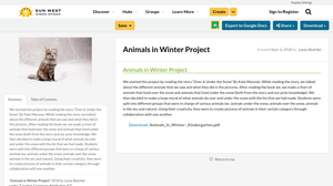 Animals in Winter Project | Resource Bank