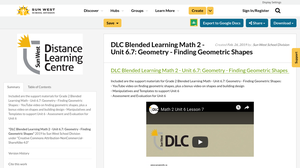 DLC Blended Learning Math 2 - Unit 6.7: Geometry - Finding Geometric ...