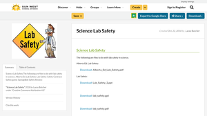 Science Lab Safety | Resource Bank