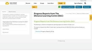 Progress Reports from The Distance Learning Centre (DLC) | Resource Bank