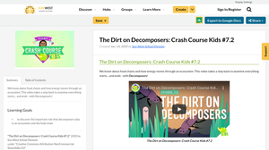 The Dirt on Decomposers: Crash Course Kids #7.2 | Resource Bank