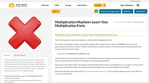 Multiplication Mayhem: Learn Your Multiplication Facts | Resource Bank