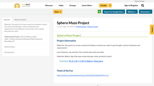 Sphero Maze Project | Resource Bank