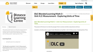 DLC Blended Learning Math 3 - Unit 4.2: Measurement - Exploring Units ...