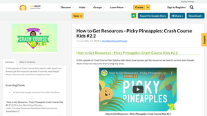 How to Get Resources - Picky Pineapples: Crash Course Kids #2.2 ...