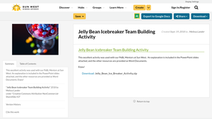 Jelly Bean Icebreaker Team Building Activity | Resource Bank