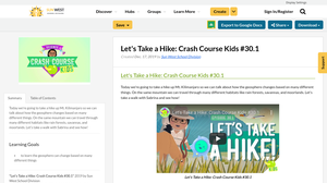 Let's Take a Hike: Crash Course Kids #30.1 | Resource Bank