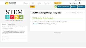 STEM Challenge Design Template | Resource Bank