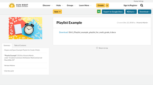 Playlist Example | Resource Bank