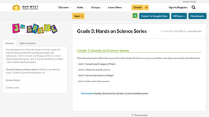 Grade 3: Hands on Science Series | Resource Bank