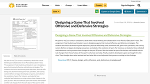 Designing a Game That Involved Offensive and Defensive Strategies ...