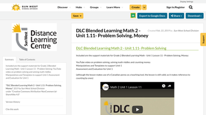 DLC Blended Learning Math 2 - Unit 1.11- Problem Solving, Money ...
