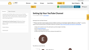 Setting Up Your YouTube Channel | Resource Bank