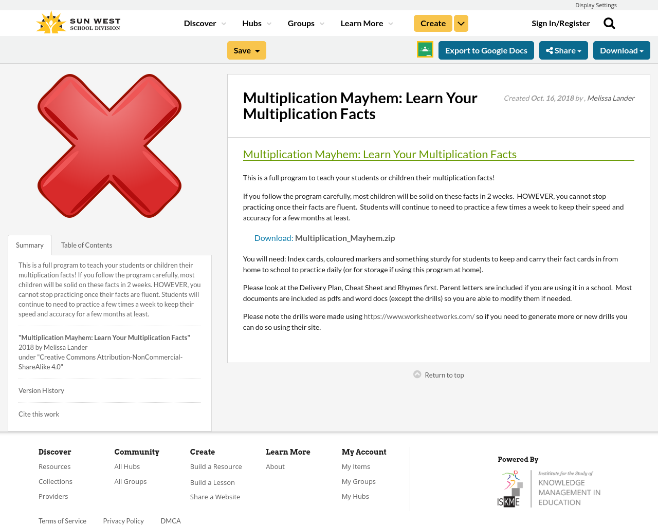 Multiplication Mayhem: Learn Your Multiplication Facts | Resource Bank