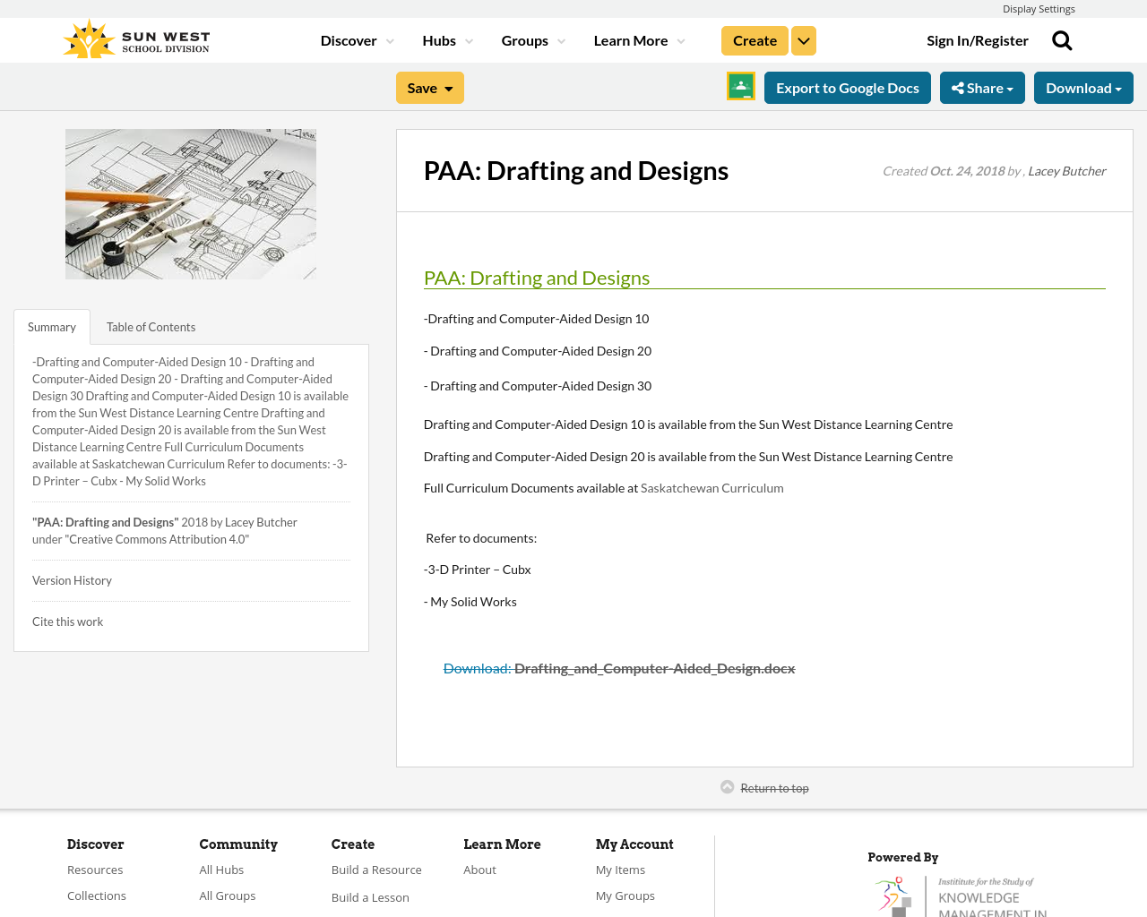 PAA: Drafting and Designs | Resource Bank