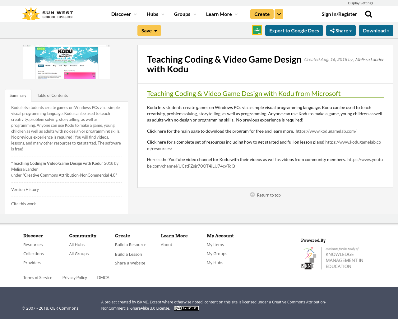 Teaching Coding & Video Game Design with Kodu | Resource Bank