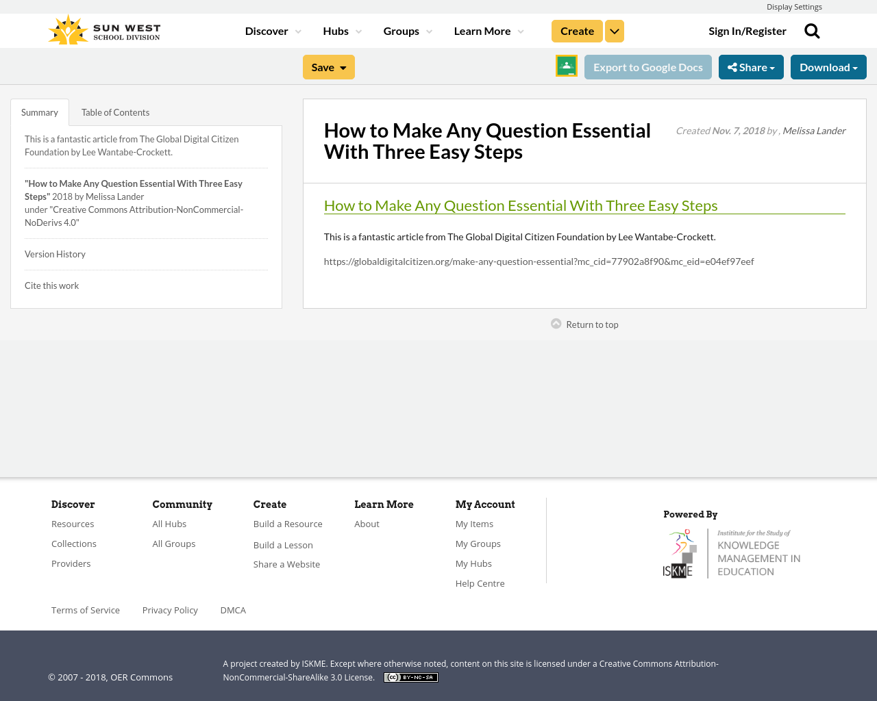 How to Make Any Question Essential With Three Easy Steps | Resource Bank