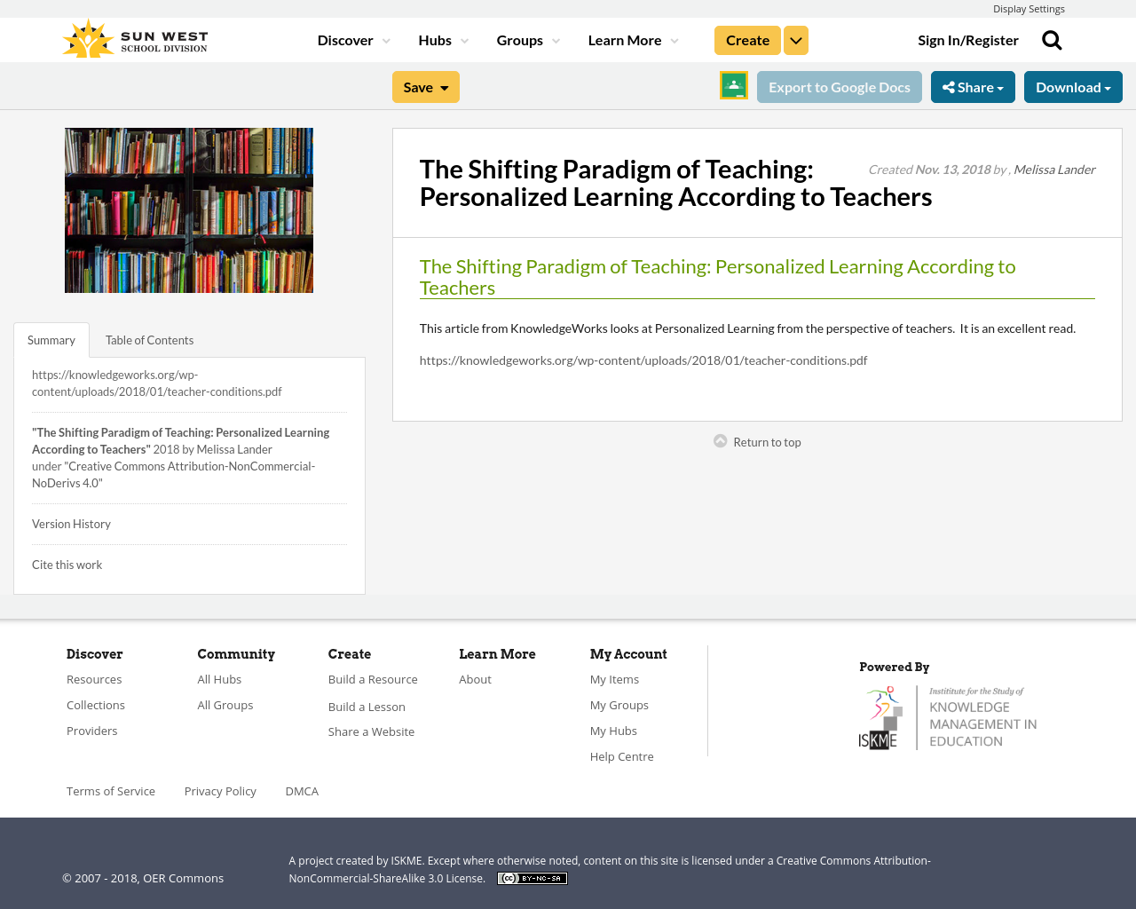The Shifting Paradigm of Teaching: Personalized Learning According to ...