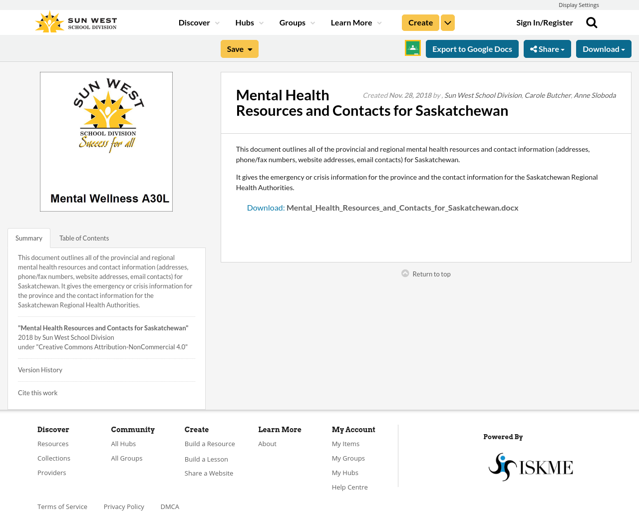 Mental Health Resources and Contacts for Saskatchewan | Resource Bank