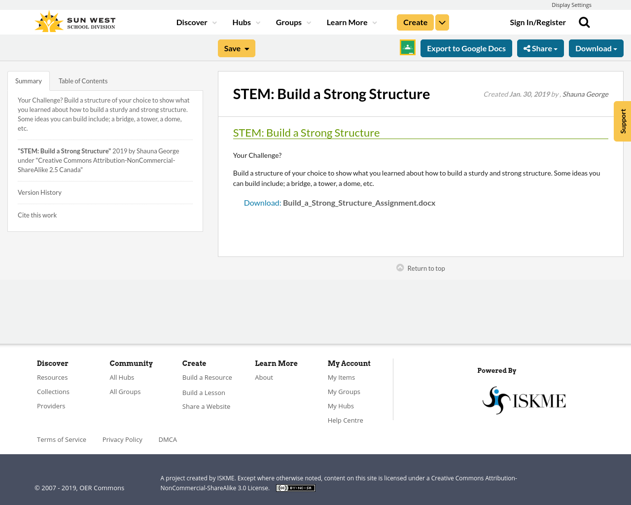 STEM: Build a Strong Structure | Resource Bank