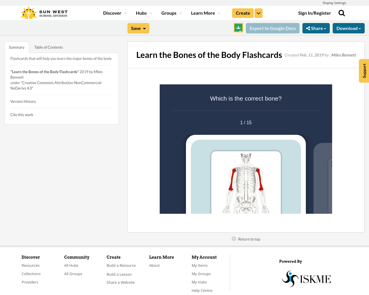 Learn the Bones of the Body Flashcards | Resource Bank