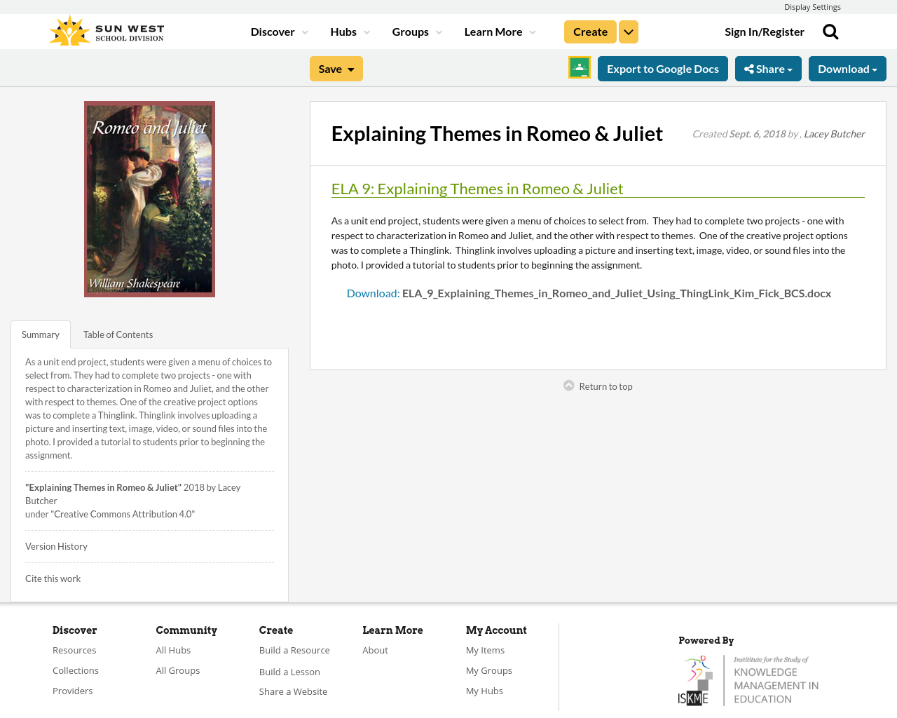 Explaining Themes in Romeo & Juliet | Resource Bank