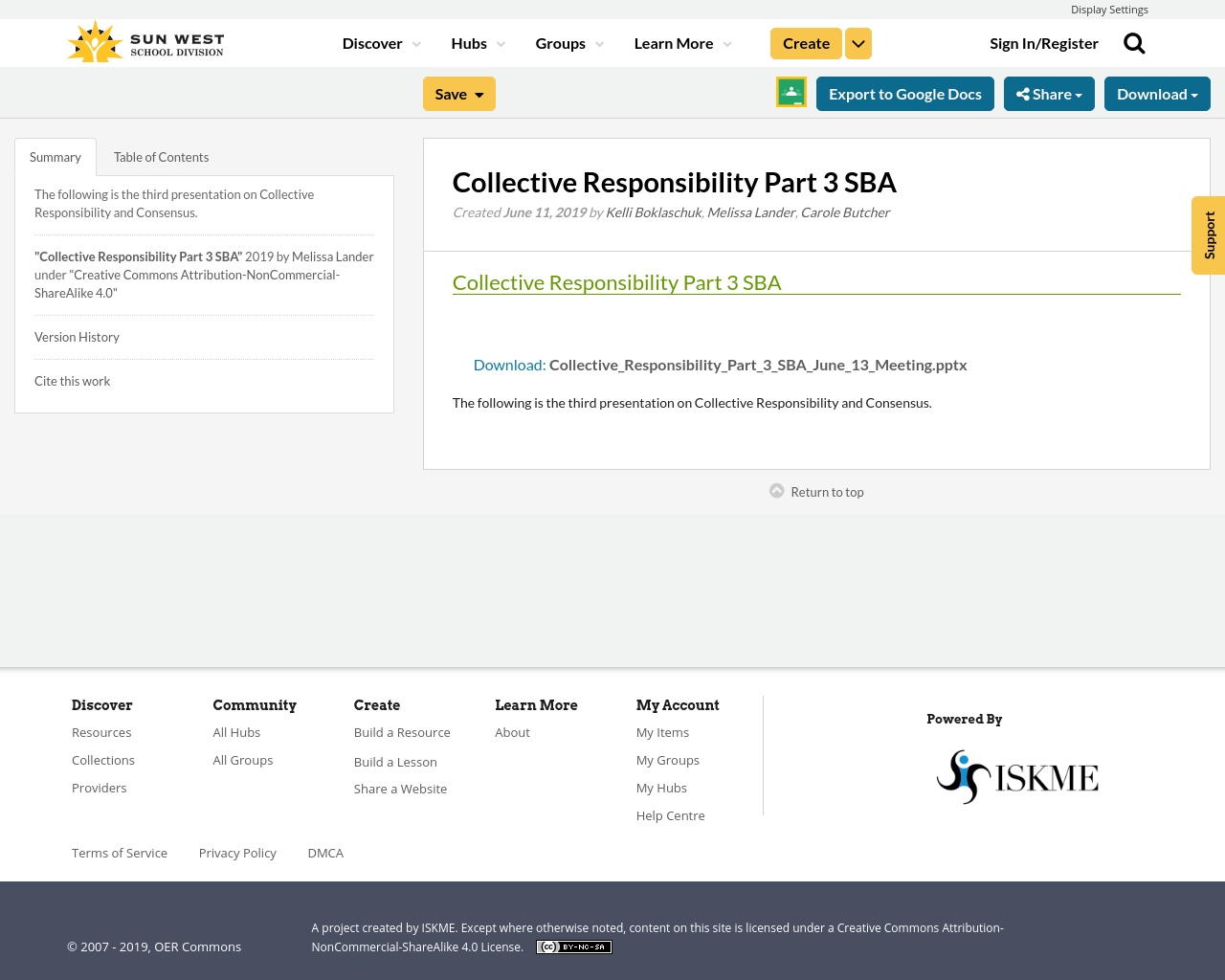 Collective Responsibility Part 3 SBA | Resource Bank