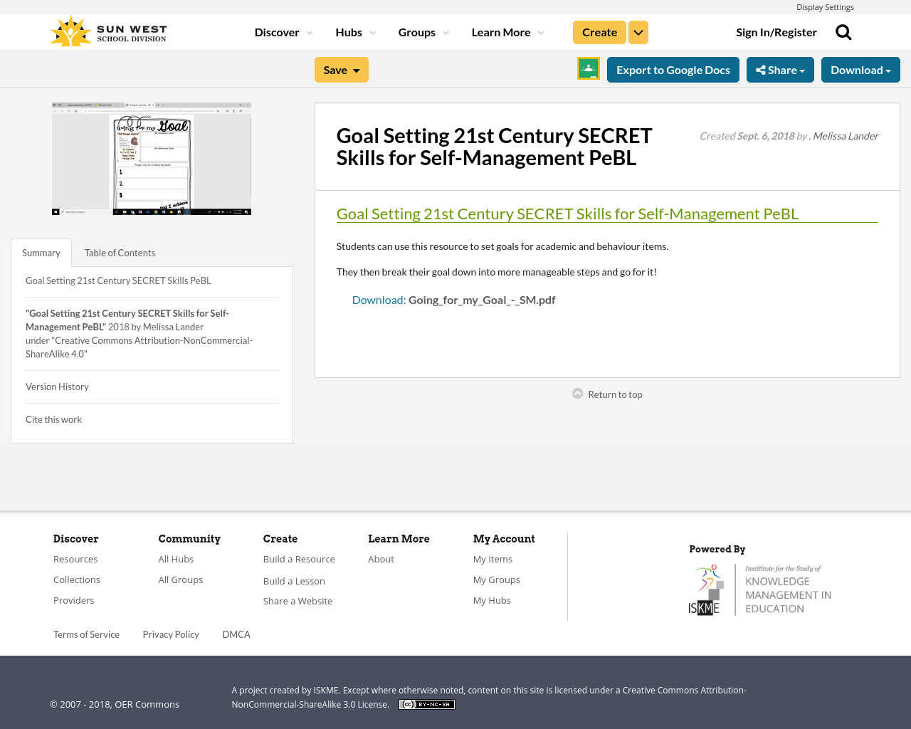 Goal Setting 21st Century SECRET Skills for Self-Management PeBL ...