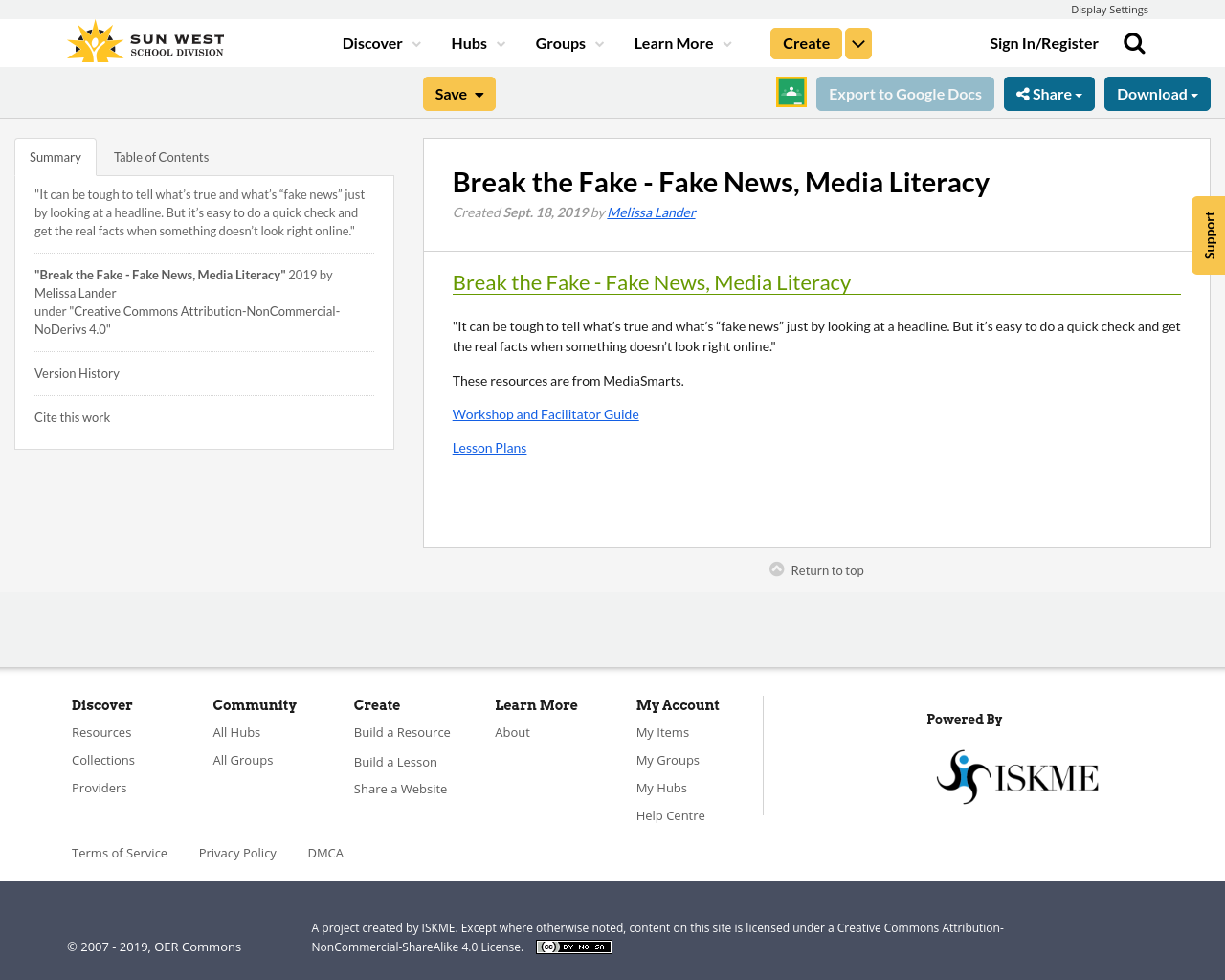 Break the Fake - Fake News, Media Literacy | Resource Bank