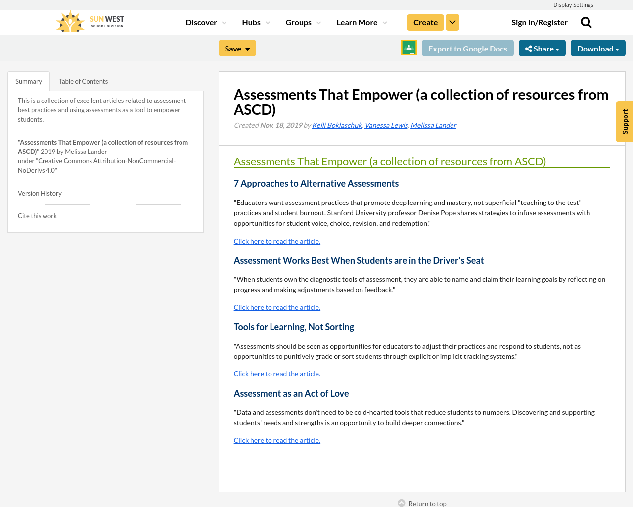 Assessments That Empower (a collection of resources from ASCD ...
