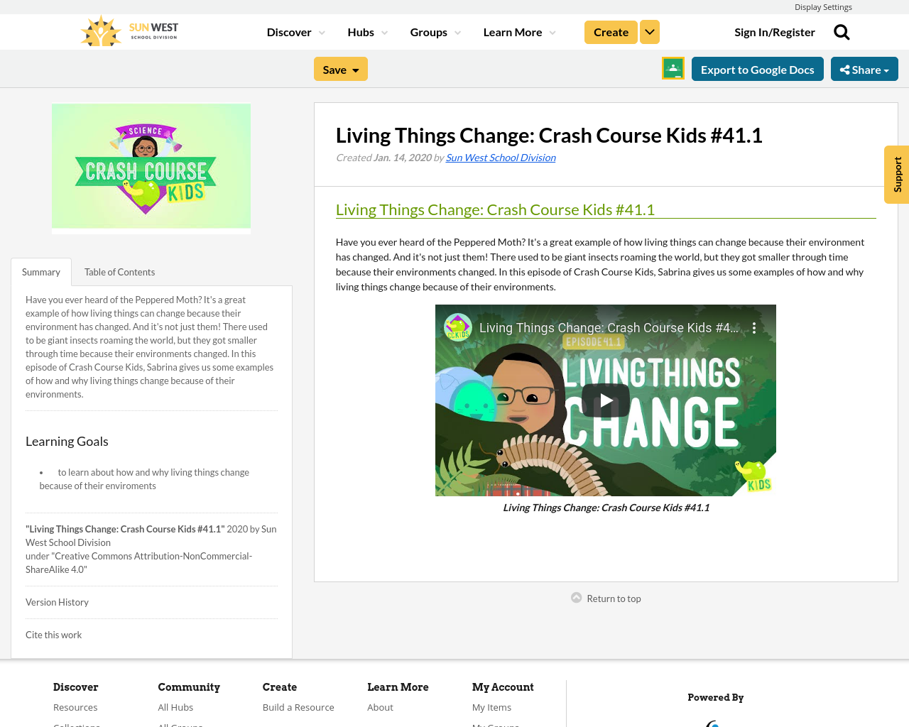 Living Things Change: Crash Course Kids #41.1 | Resource Bank