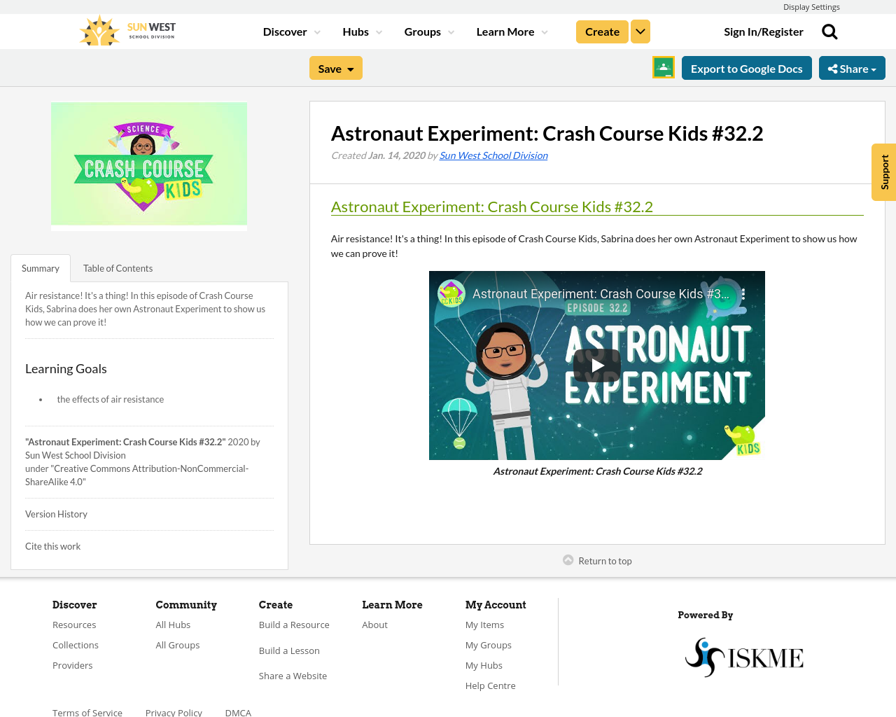 Astronaut Experiment: Crash Course Kids #32.2 | Resource Bank