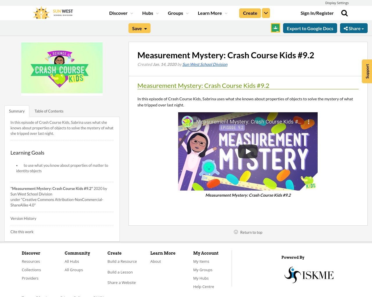 Measurement Mystery: Crash Course Kids #9.2 | Resource Bank