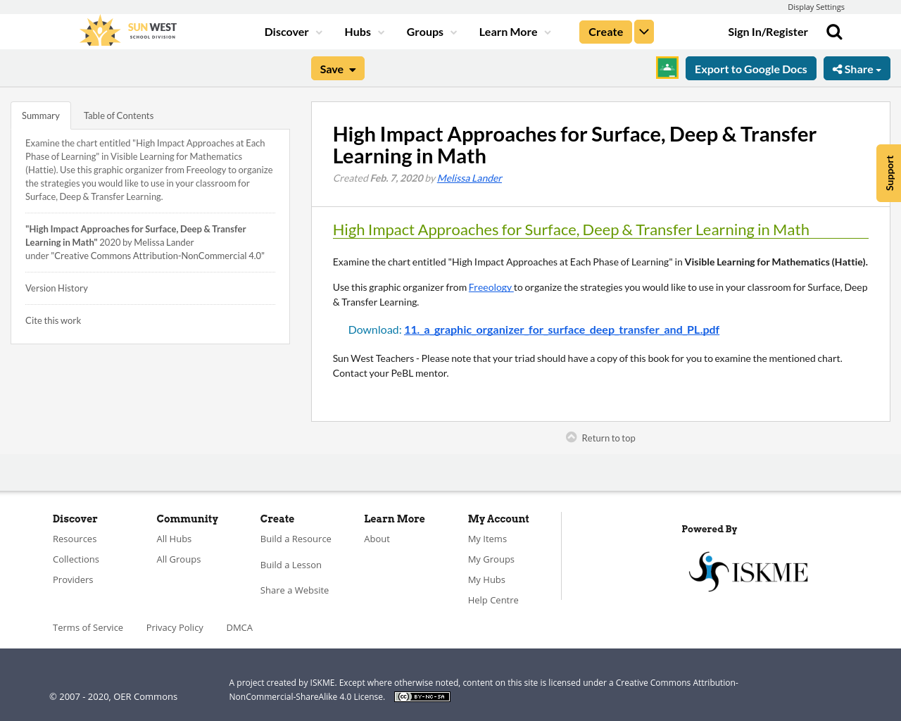 High Impact Approaches for Surface, Deep & Transfer Learning in Math ...