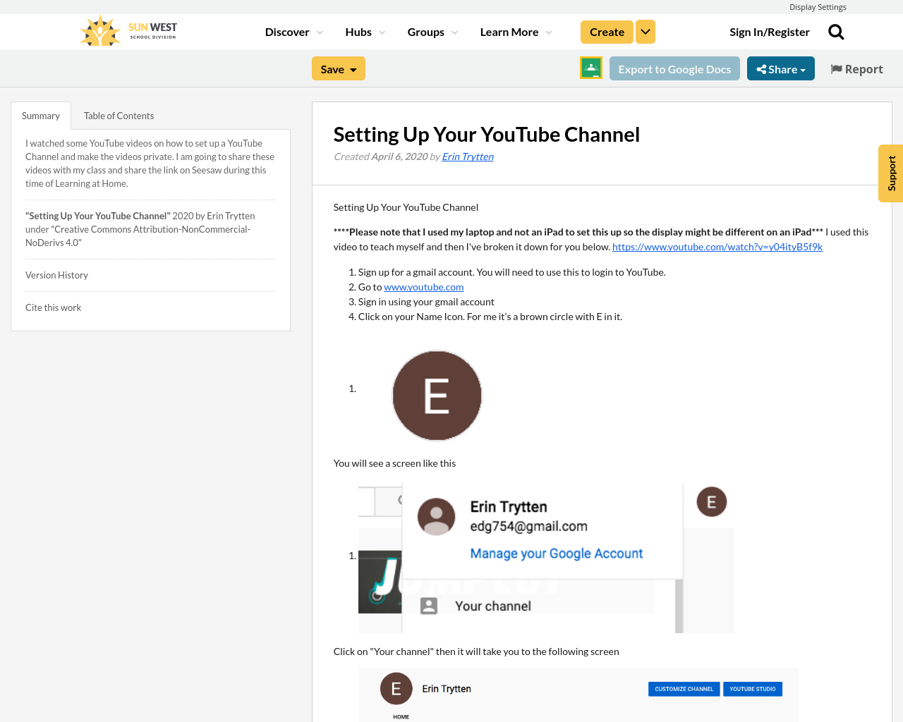 Setting Up Your YouTube Channel | Resource Bank Setting Up Your YouTube Channel | Resource Bank