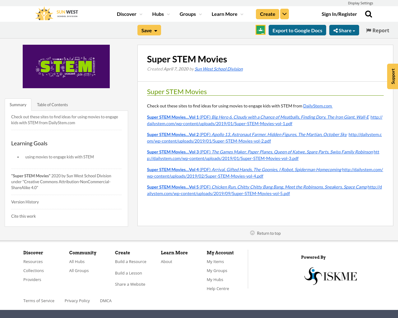 Super STEM Movies | Resource Bank